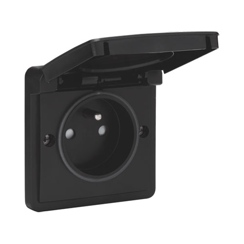 Niko Prise de courant étanche aux projections d'eau 16 A/250 Vac avec ...