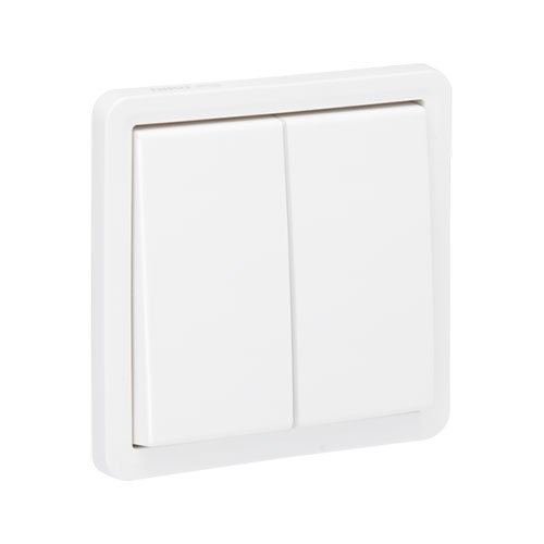 Niko Spuitwaterdichte dubbele wisselschakelaar 10 AX/250 Vac met ...