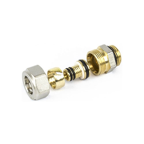 Begetube Ø1/2"M x 20/2 type 1/2"(met o-ring) buitendraad voor alpex ...