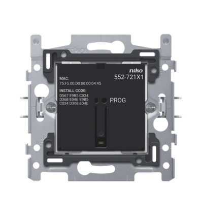 Niko Interrupteur simple connecté, socle, 10 A, 60 x 71 mm, fixation ...