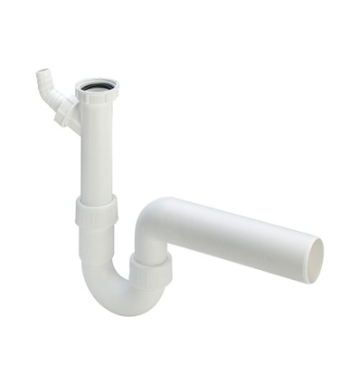 Viega siphon tubulaire 6/4" x 40 mm - pour évier, plastique ...
