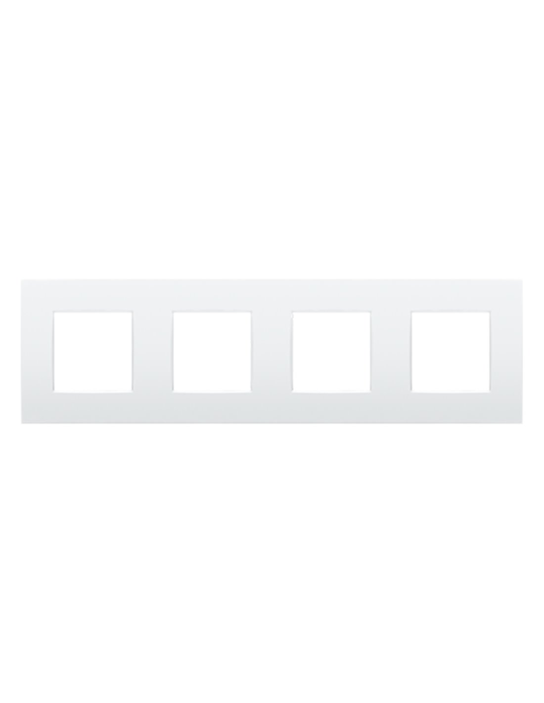 Niko Plaque de recouvrement quadruple, entraxe de 71 mm, couleur Niko ...