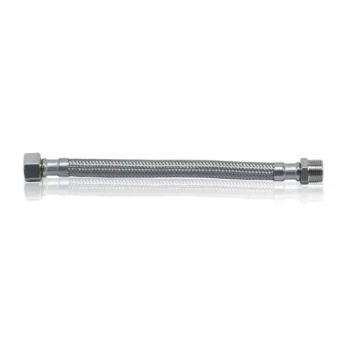 Fixaflex Superflex MF 1/2 x 1/2 F - 400 mm - flexible inox avec siège plat et joint intégré ...